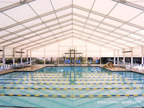 Clear span swimming pool tent - Jumei Tent